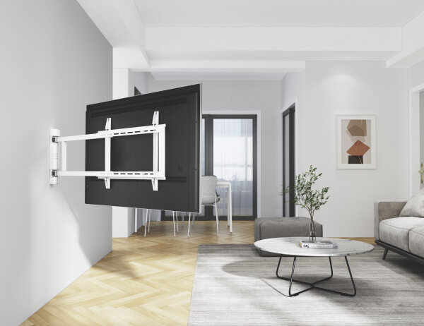 Wunderschöne Elektrisch Schwenkbare Tv Wandhalterung Bild