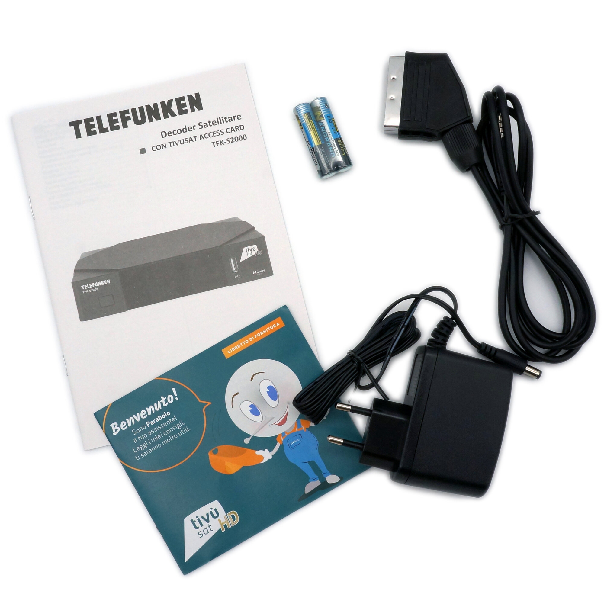 TiVuSat zertifizierter Sat-Receiver: Telefunken TFK-S2000, 119,90