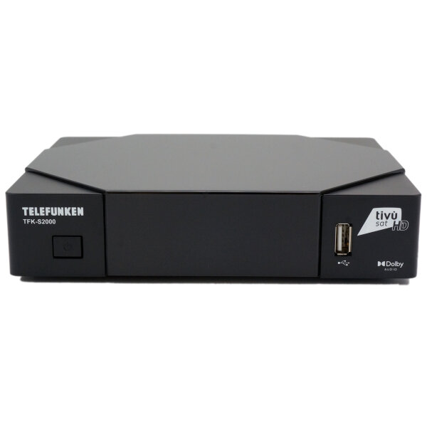 TiVuSat zertifizierter Sat-Receiver: Telefunken TFK-S2000, 107,91