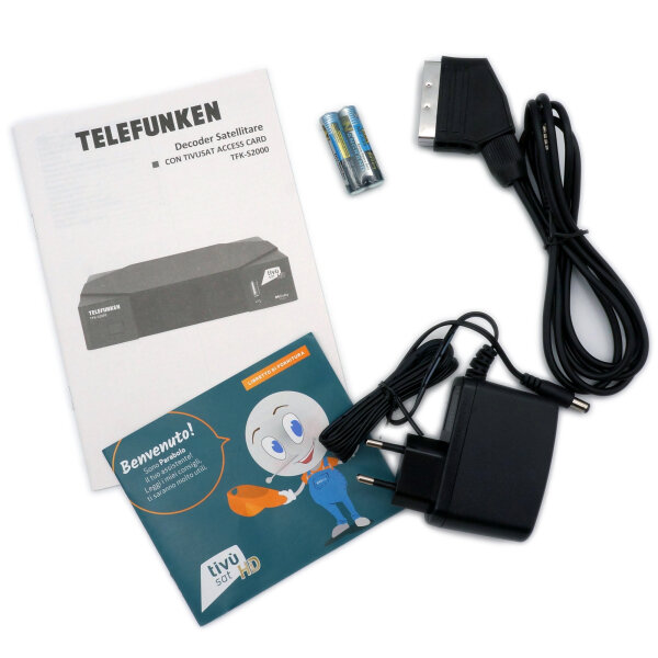TiVuSat zertifizierter Sat-Receiver: Telefunken TFK-S2000, 107,91