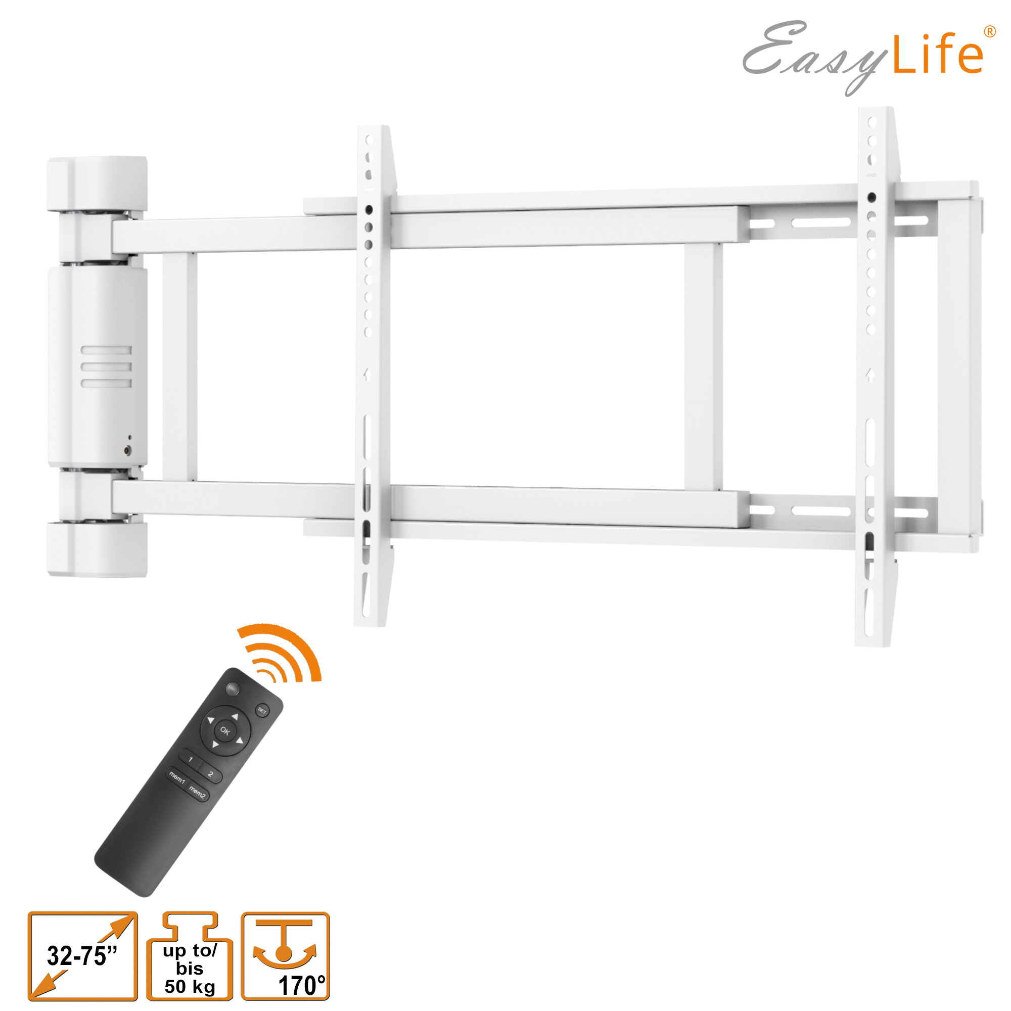 EasyLife TV Wandhalterung elektrisch schwenkbar online kaufen, 155,21